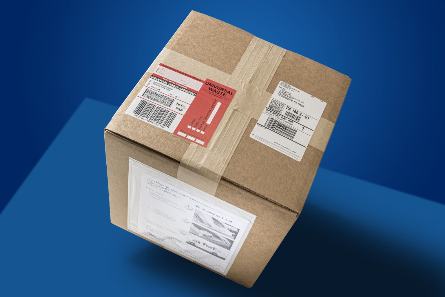 Prepaid HID Lamp Recycling Kit - Bethlehem Lamp Recycling